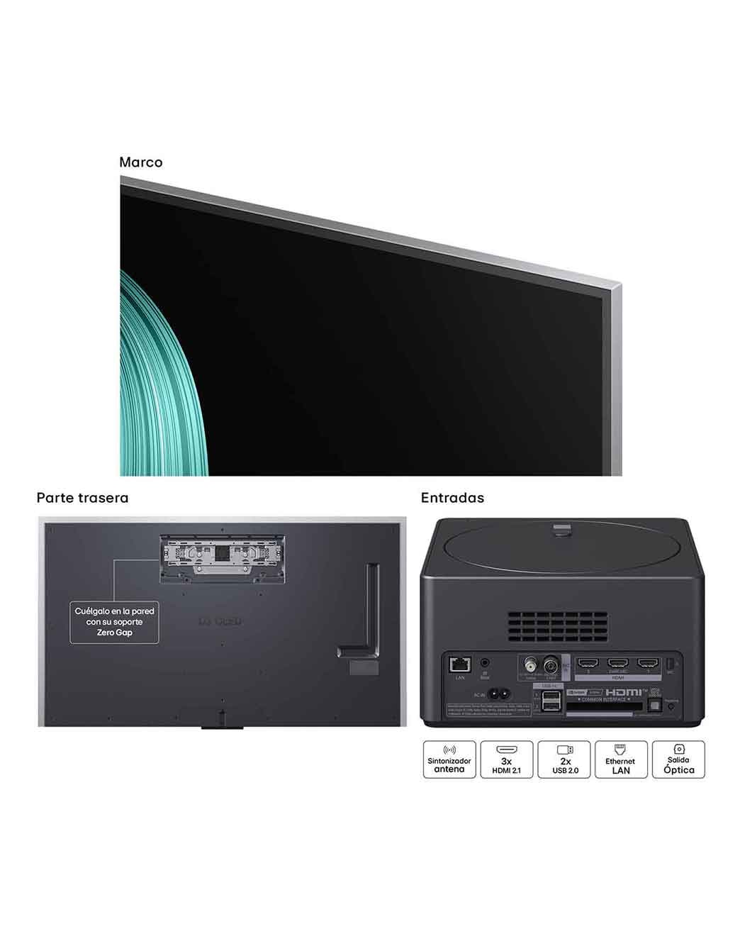 Smart TV LG OLED evo AI M5 inalámbrico 65 pulgadas 4K 2025 ...