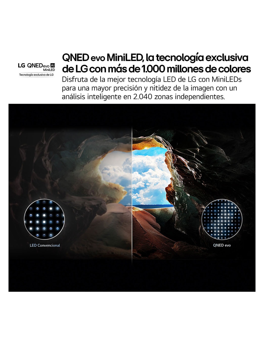 Smart TV LG QNED evo AI QNED85 55 pulgadas MiniLED 4K 2025 ...