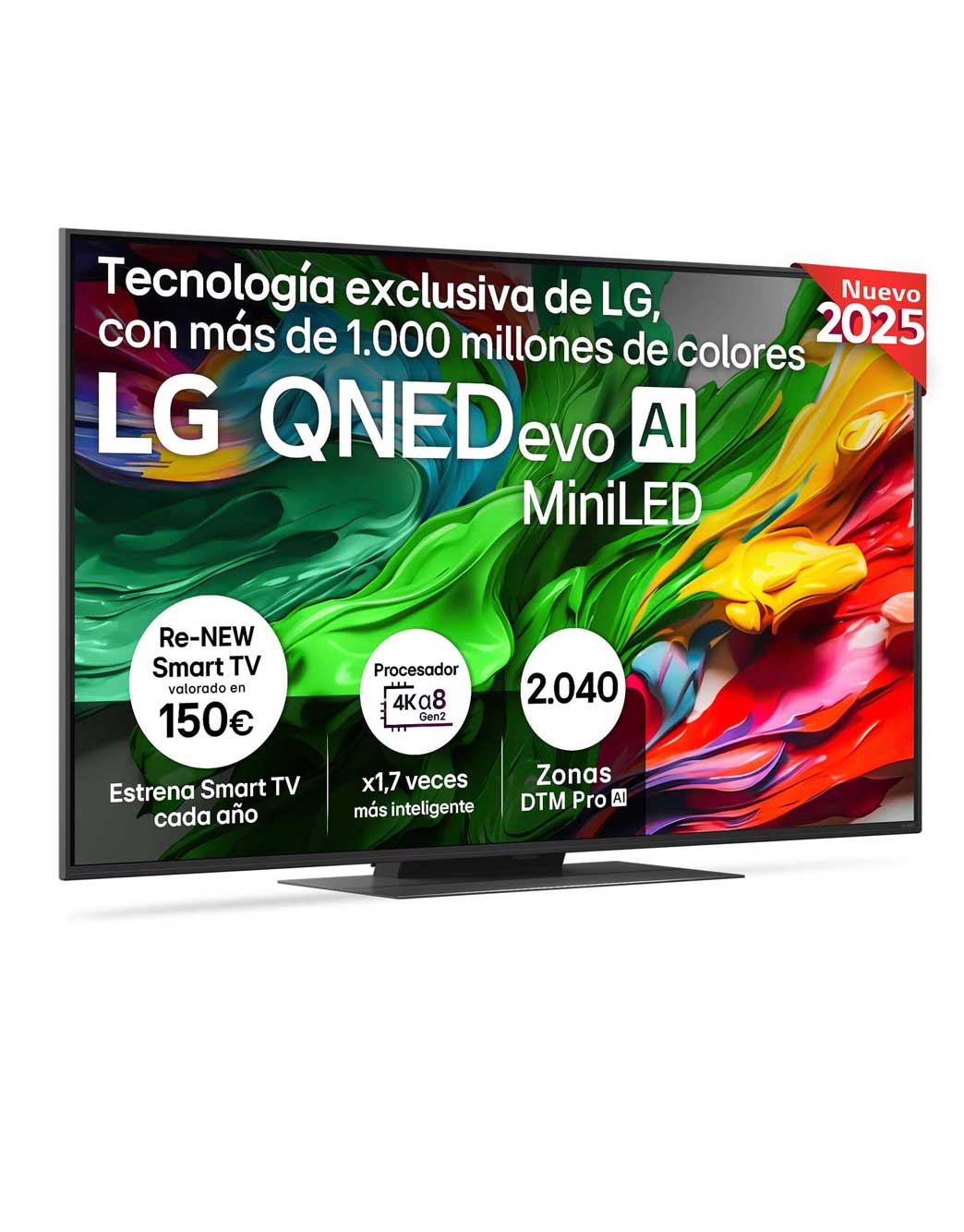 Smart TV LG QNED evo AI QNED86 55 pulgadas MiniLED 4K 2025 ...