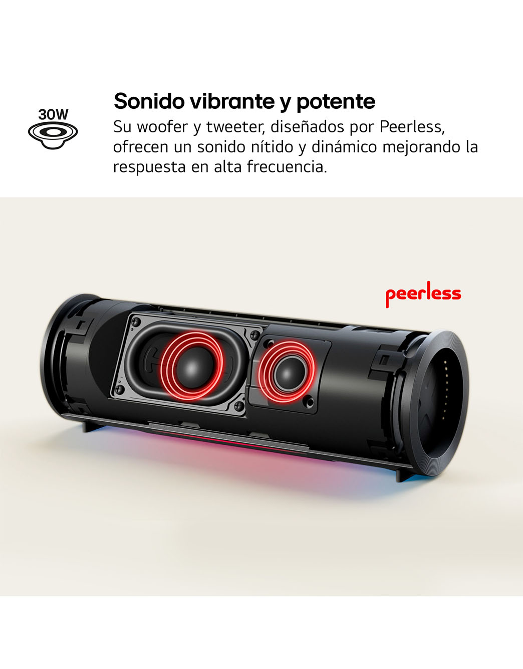 LG xboom Grab by will.i.am | Altavoz inalámbrico bluetooth| sonido ...