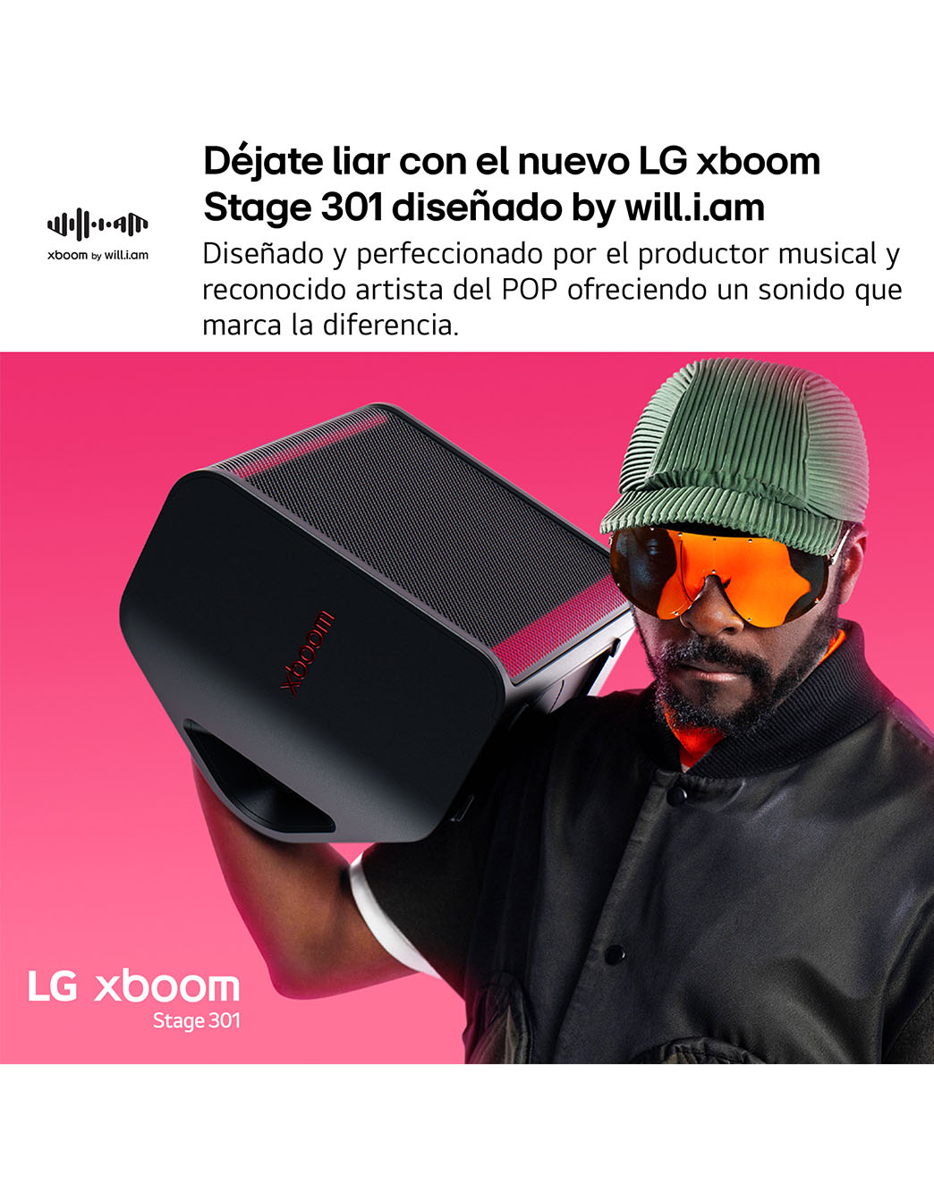 LG xboom Stage 301 by will.i.am | Altavoz gran potencia para fiestas ...