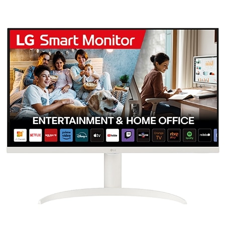 LG Smart Monitor 27'', 4K UHD, 60 Hz, WebOS 23 - 27SR75U-W | LG ES