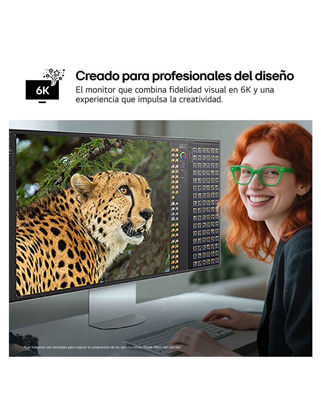 Monitor LG UltraFine 6K, 31,5'', Nano IPS Black ,altura ajustable ...