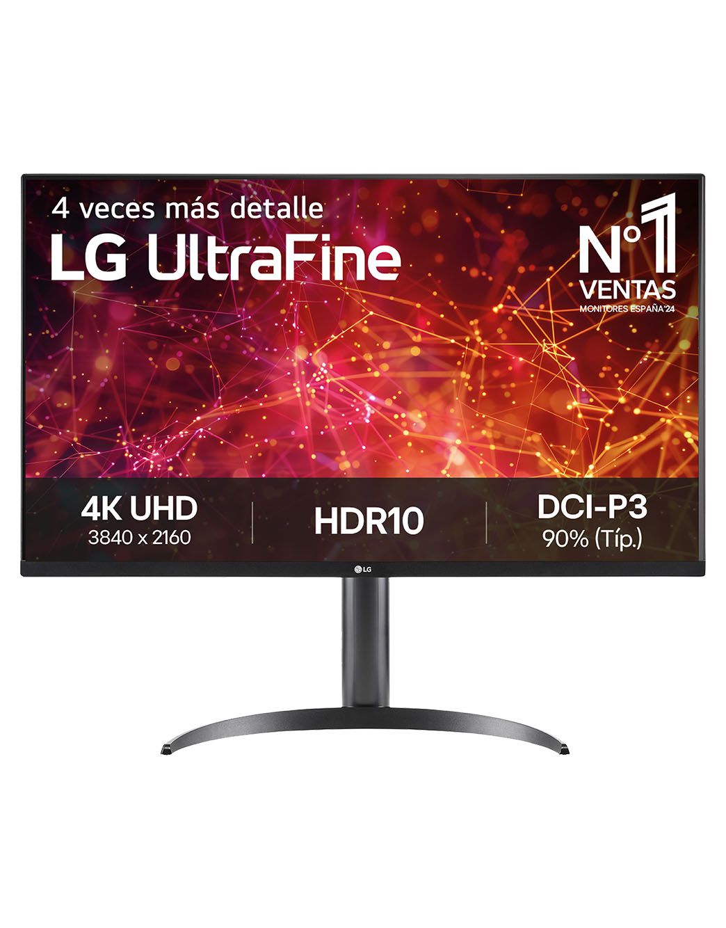 Monitor LG UltraFine 31.5'', VA, 4K UHD, Negro - 32UR550K-B | LG España