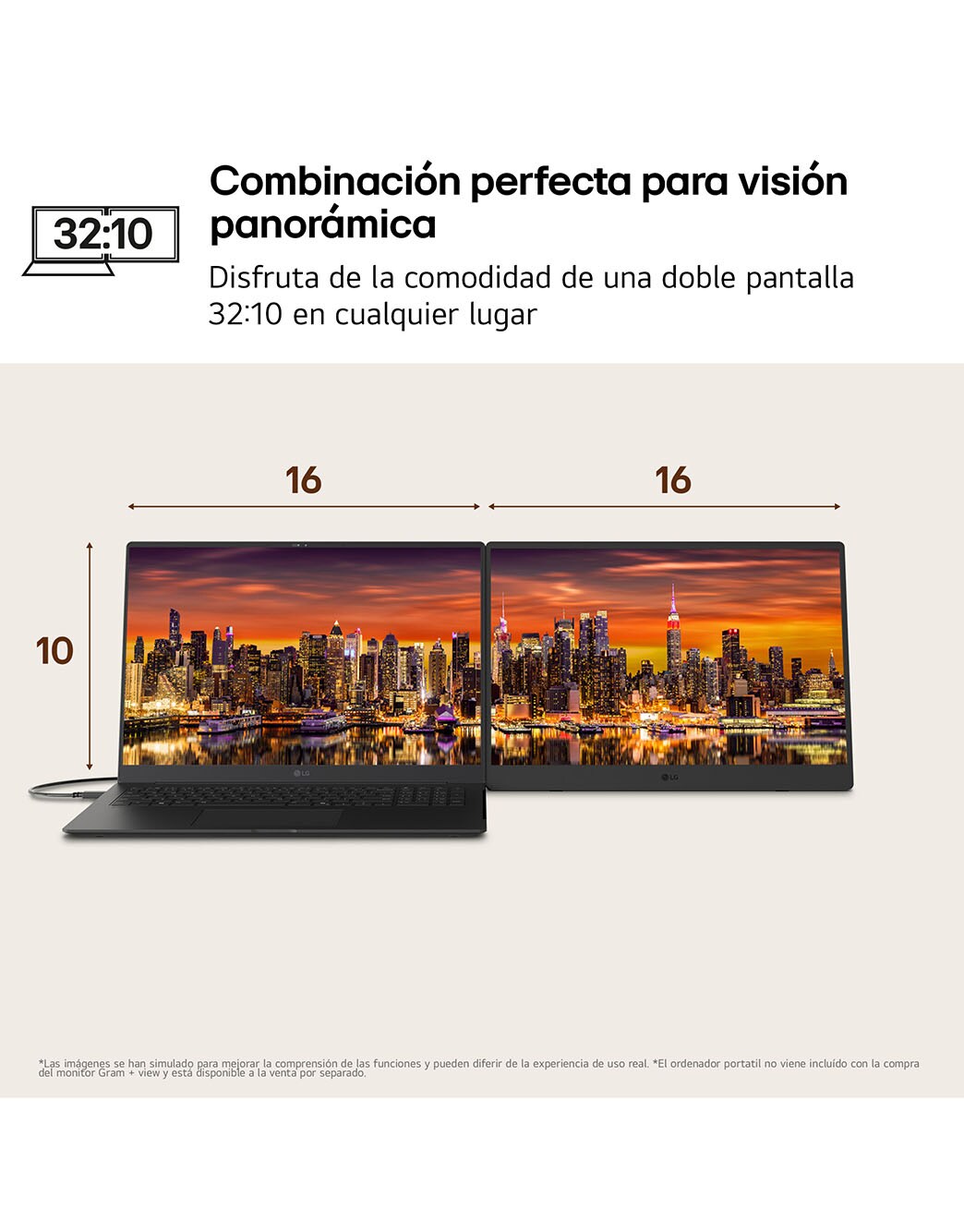 LG gram +view 17” | Lightweight portable monitor | WQXGA 16:10 Anti ...