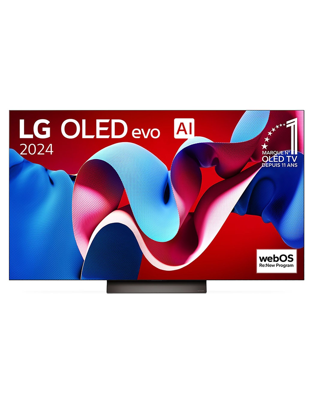 Smart TV LG OLED evo AI 4K C4 2024 77 pouces - OLED77C46LA.AEU | LG FR