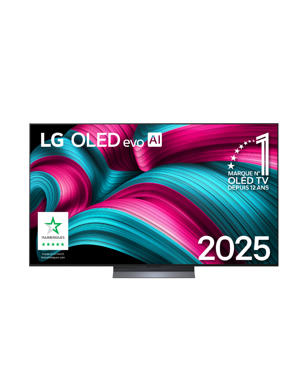 65 pouces (164 cm) | LG OLED evo AI C5 | 4K Smart TV | 2025 | LG OLED65C54LA | LG FR