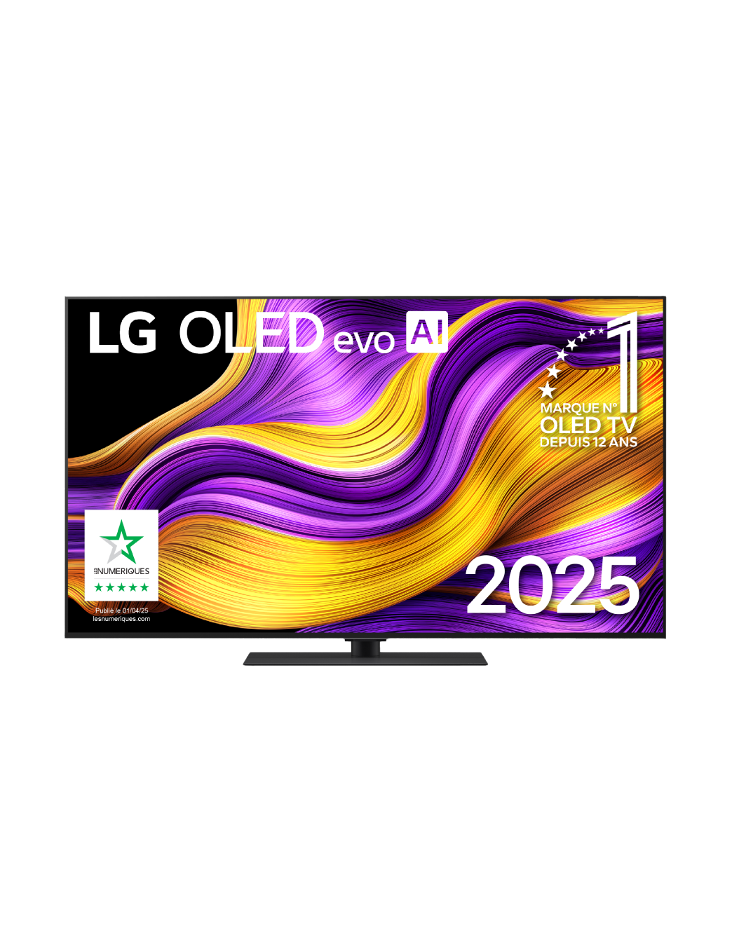 55 pouces (139 cm) | LG OLED evo AI G5 | 4K Smart TV | 2025 | LG OLED55G56LS | LG FR