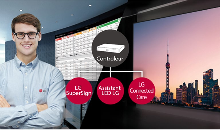 LG LSBA025-GD Affichage LED Signage | 1000 nit | Résolution 3840 × 2160 ...