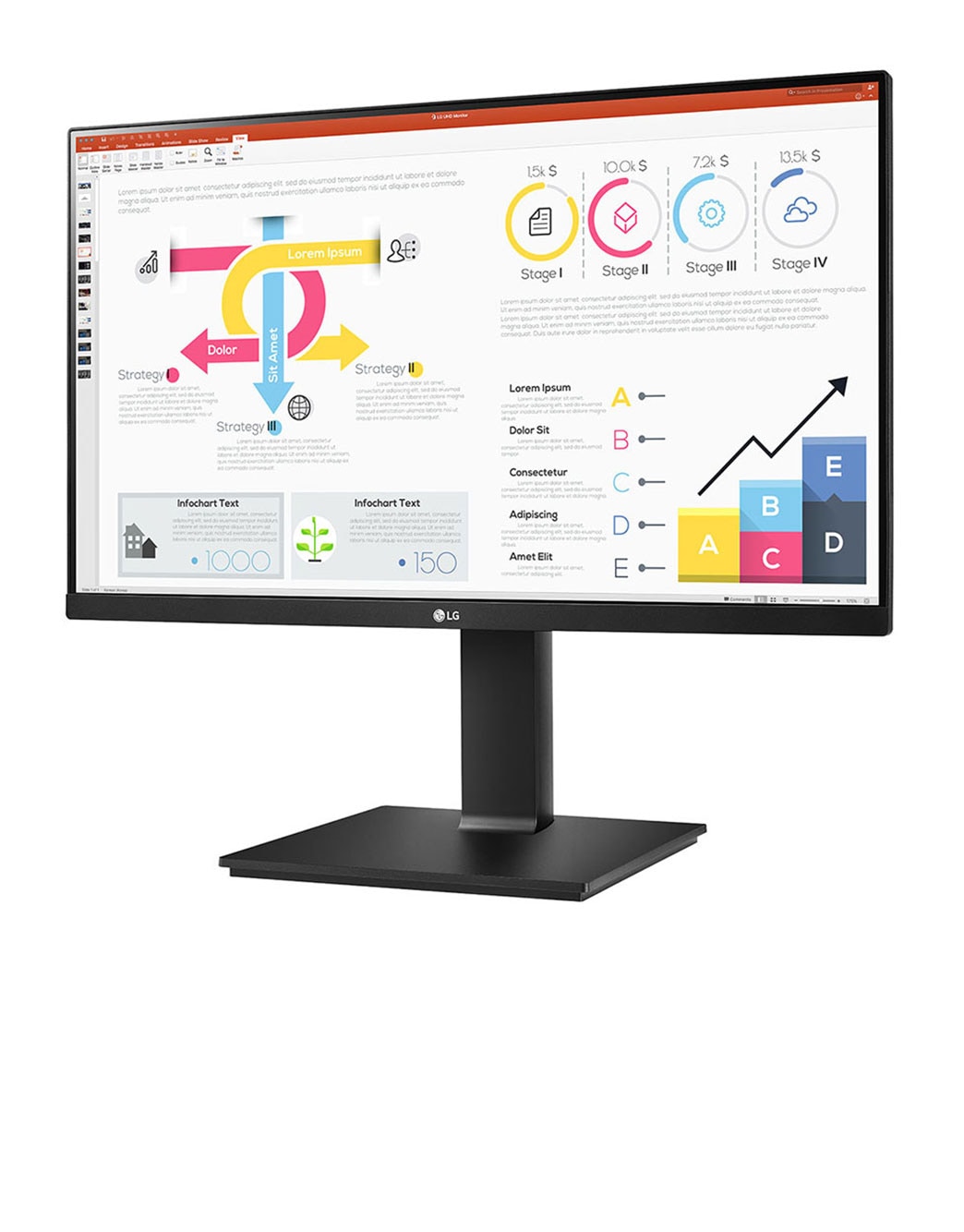 23.8'' (60.5 cm) | Moniteur IPS 16/9ème | Résolution QHD 2560 x 1440 ...