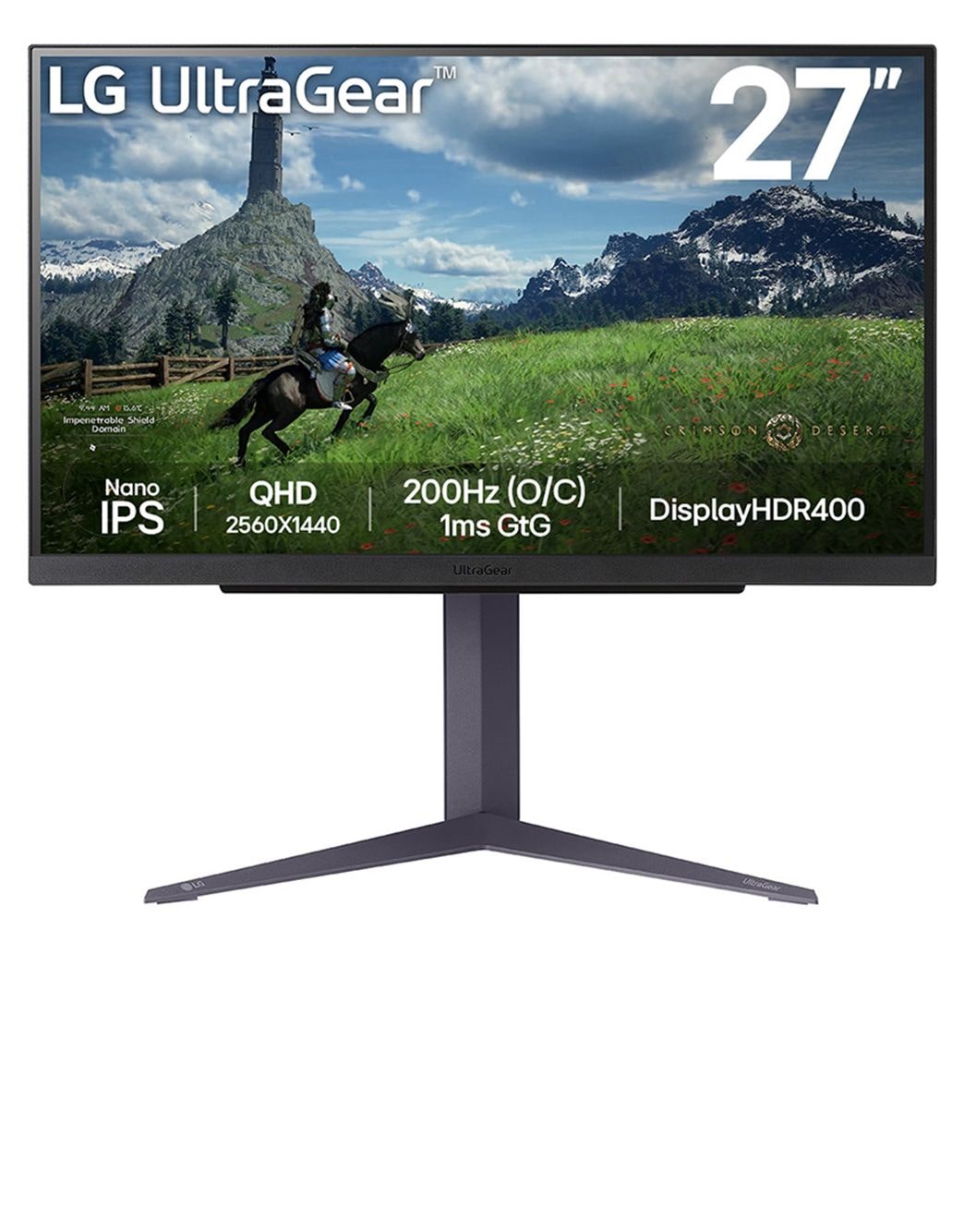 Moniteur gaming IPS 27" LG UltraGear™ 27GS85Q-B | LG FR