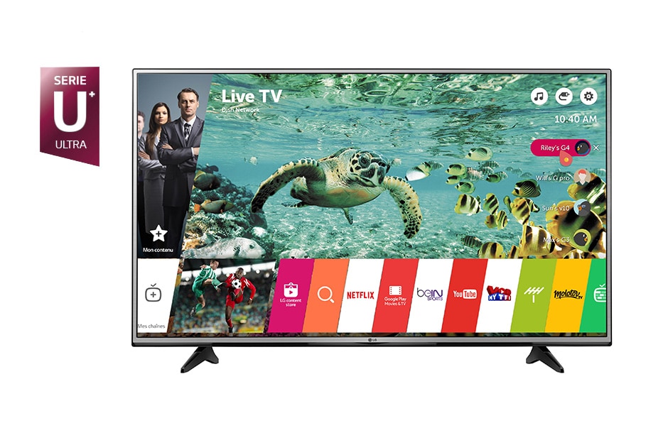 60 pouces (152 cm) | TV LED | UHD | 4K | Smart TV WebOS | 3 entrées ...
