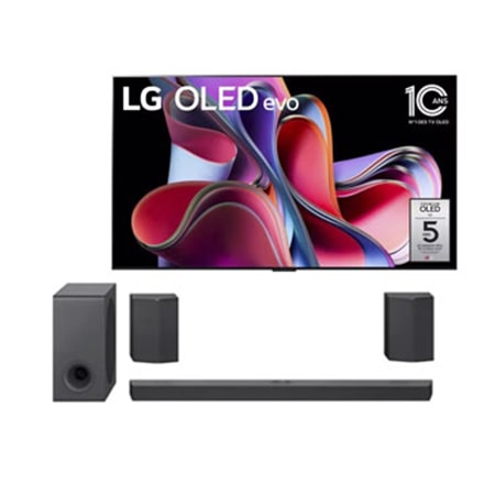 Pack | TV OLED77G36LA + Barre de son S95QR - LG OLED77G36LA.S95Q | LG FR