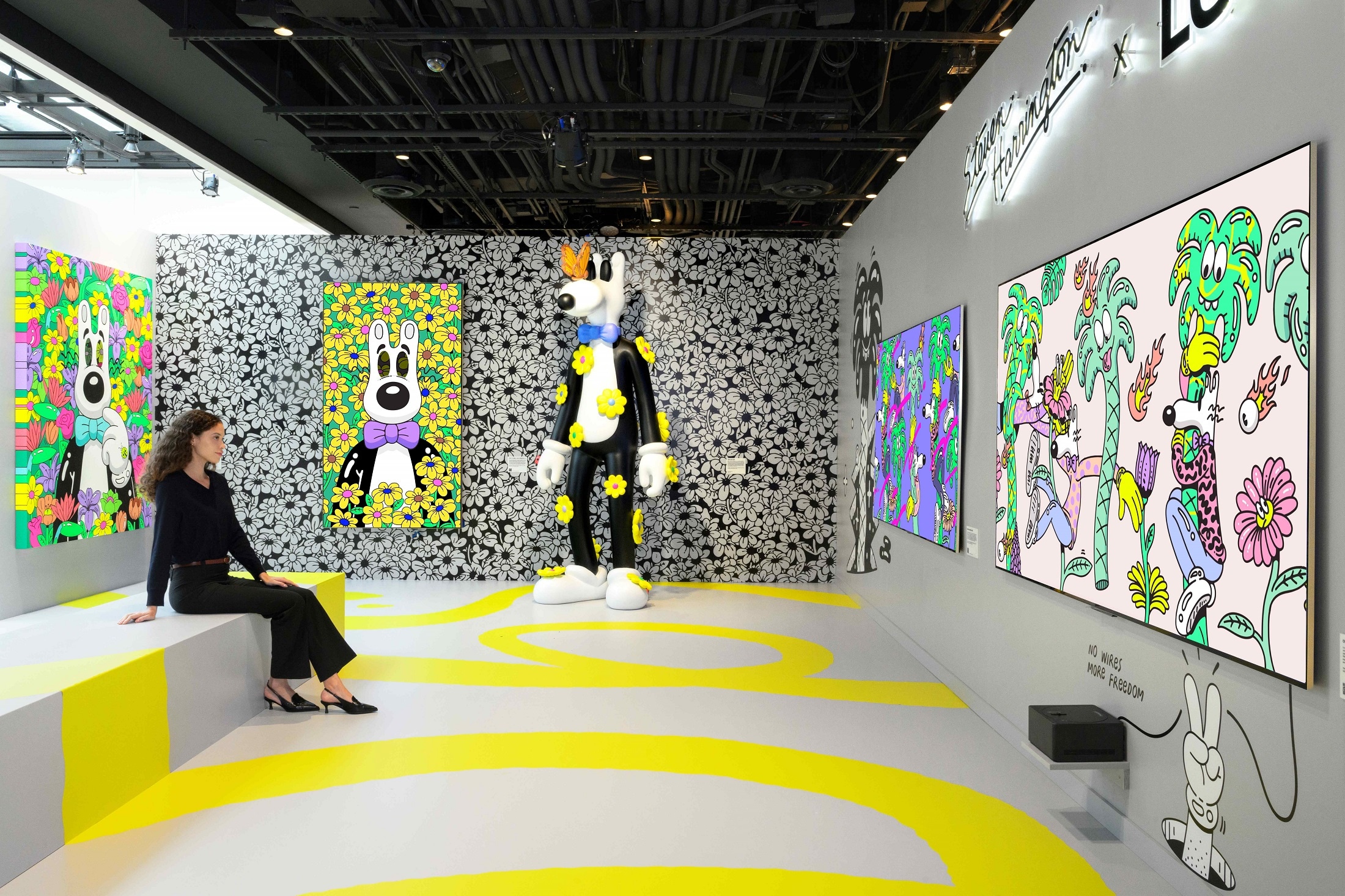 LG OLED x Steven Harrington at Frieze NY: Where Vibrant Pop Art Meets ...
