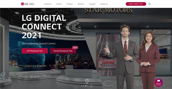 Digital Signage Solutions Take Virtual Center Stage | LG Global