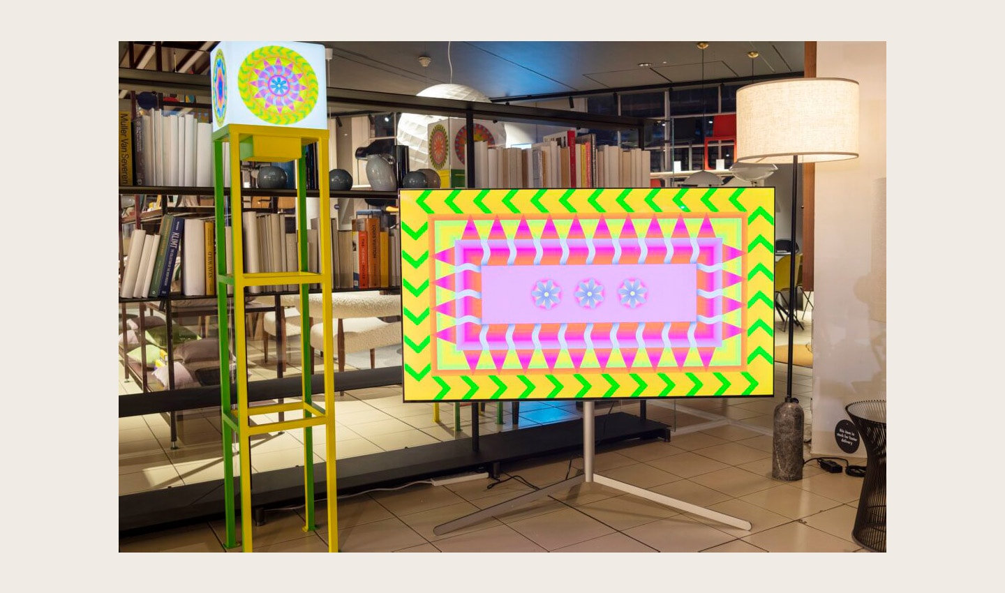 Color and Joy: LG OLED evo TVs and the Artistry of Yinka Ilori Create Visual Magic at The Conran ...