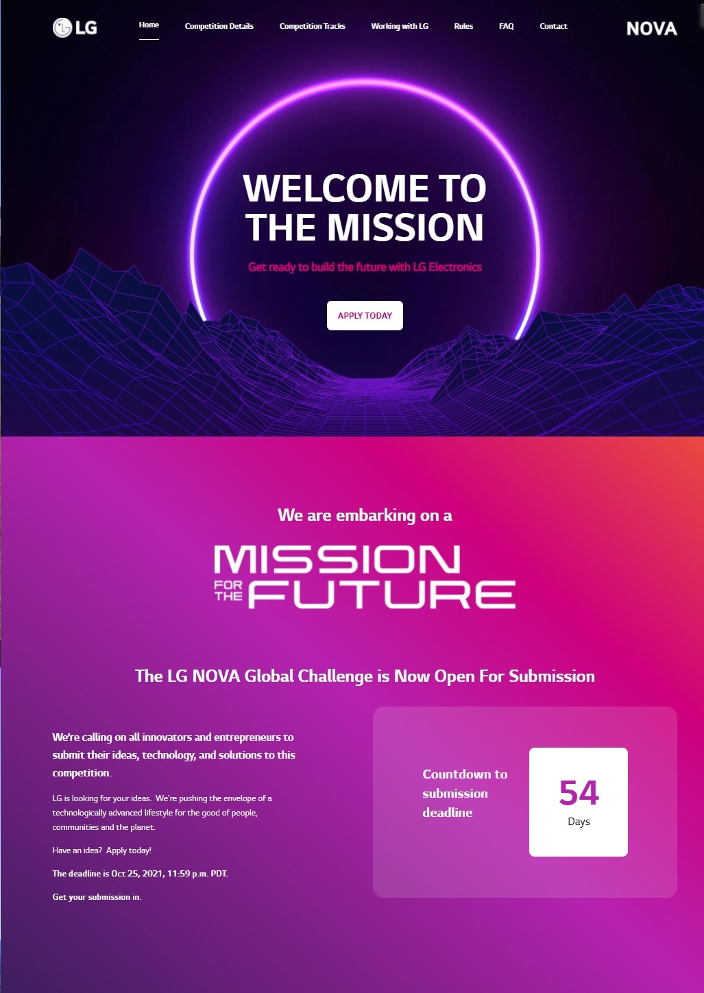 LG Announces Global Startup Competition to Recruit New Businesses for ...