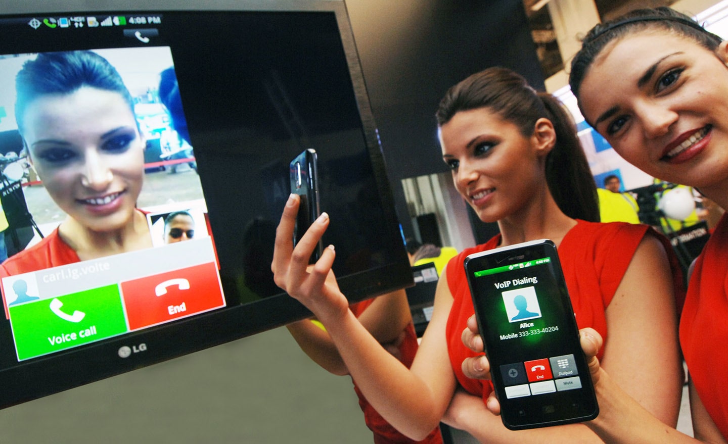 LG DEMONSTRATED WORLD'S FIRST VOICE-TO-VIDEO CONVERSION OVER LTE ...