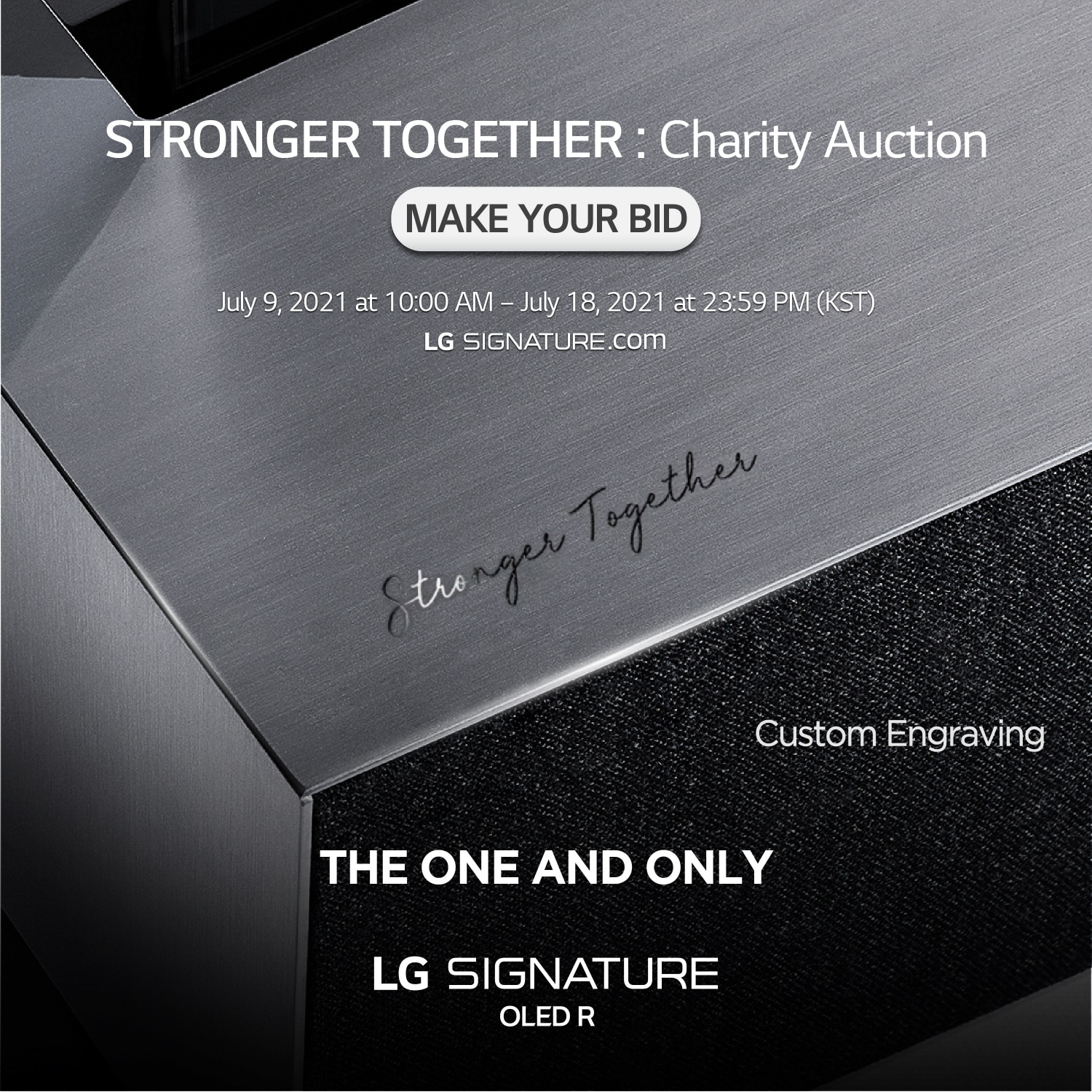 LG SIGNATURE Supports Worthy Cause with “STRONGER TOGETHER” Charity ...