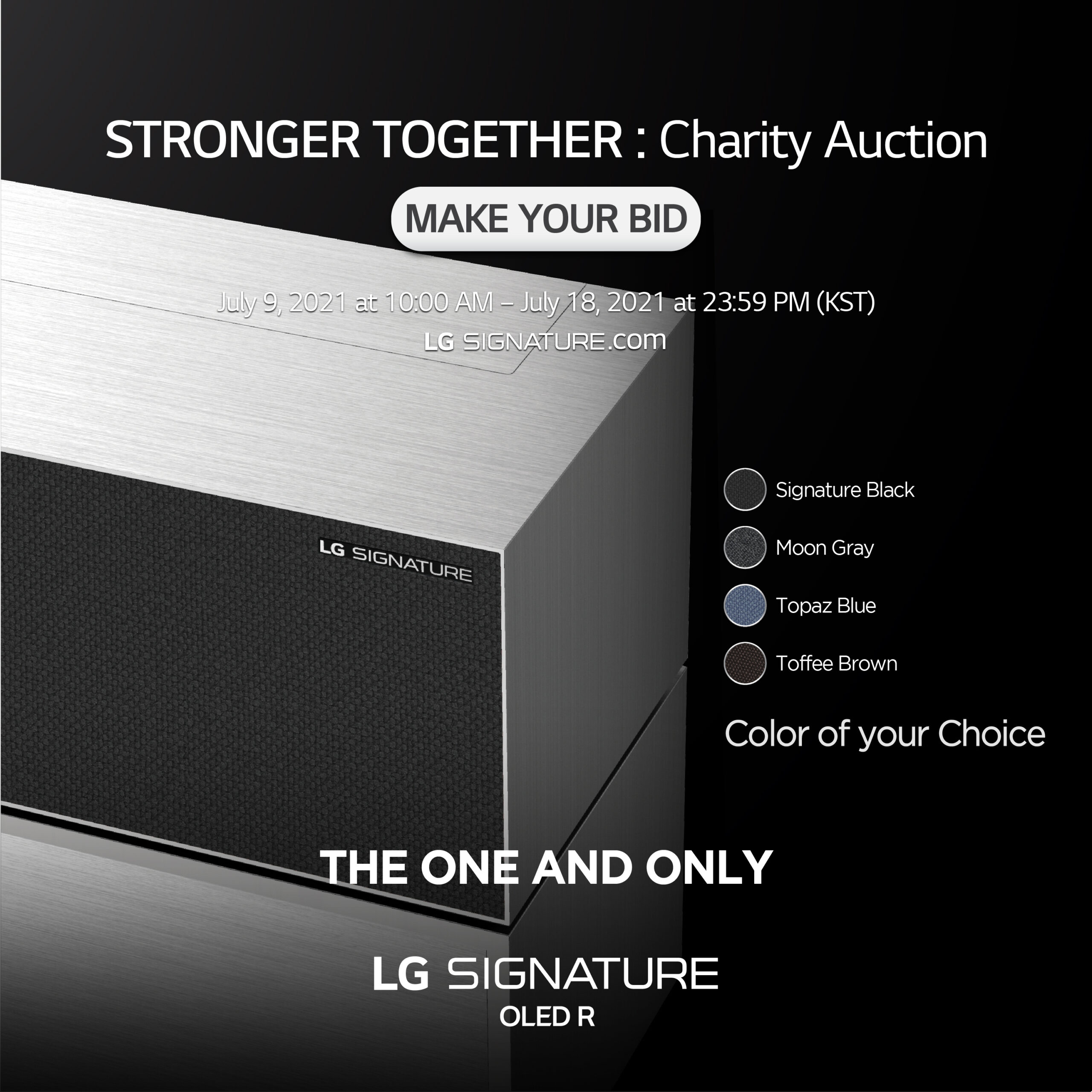 LG SIGNATURE Supports Worthy Cause with “STRONGER TOGETHER” Charity ...