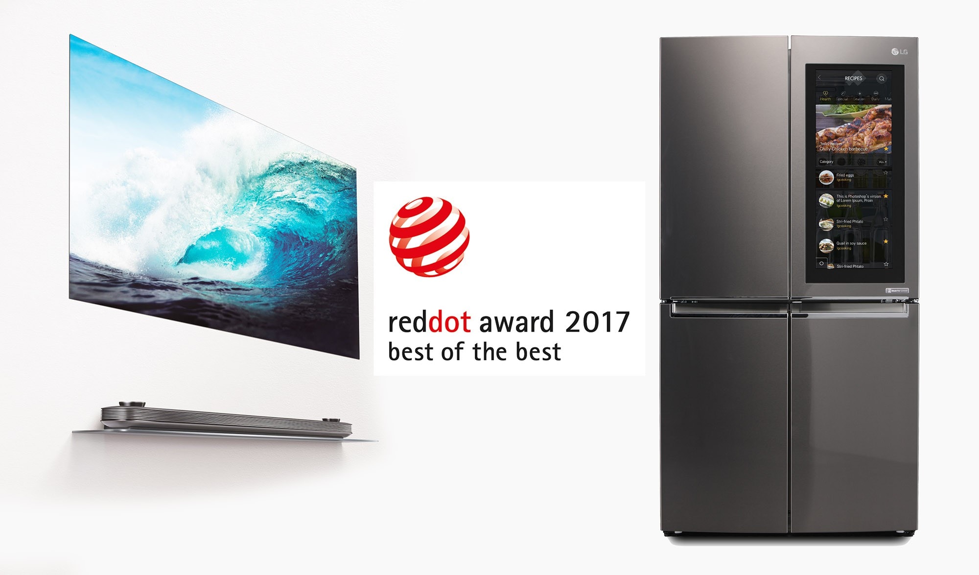 LG WINS DUAL "BEST OF THE BEST" IN THIS YEAR'S RED DOT AWARDS | LG Global