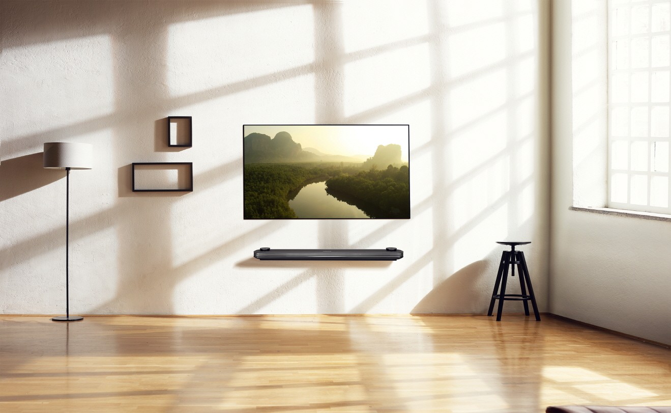 LG SIGNATURE OLED TV W PUSHES TV DESIGN INTO A NEW DIMENSION AT CES ...