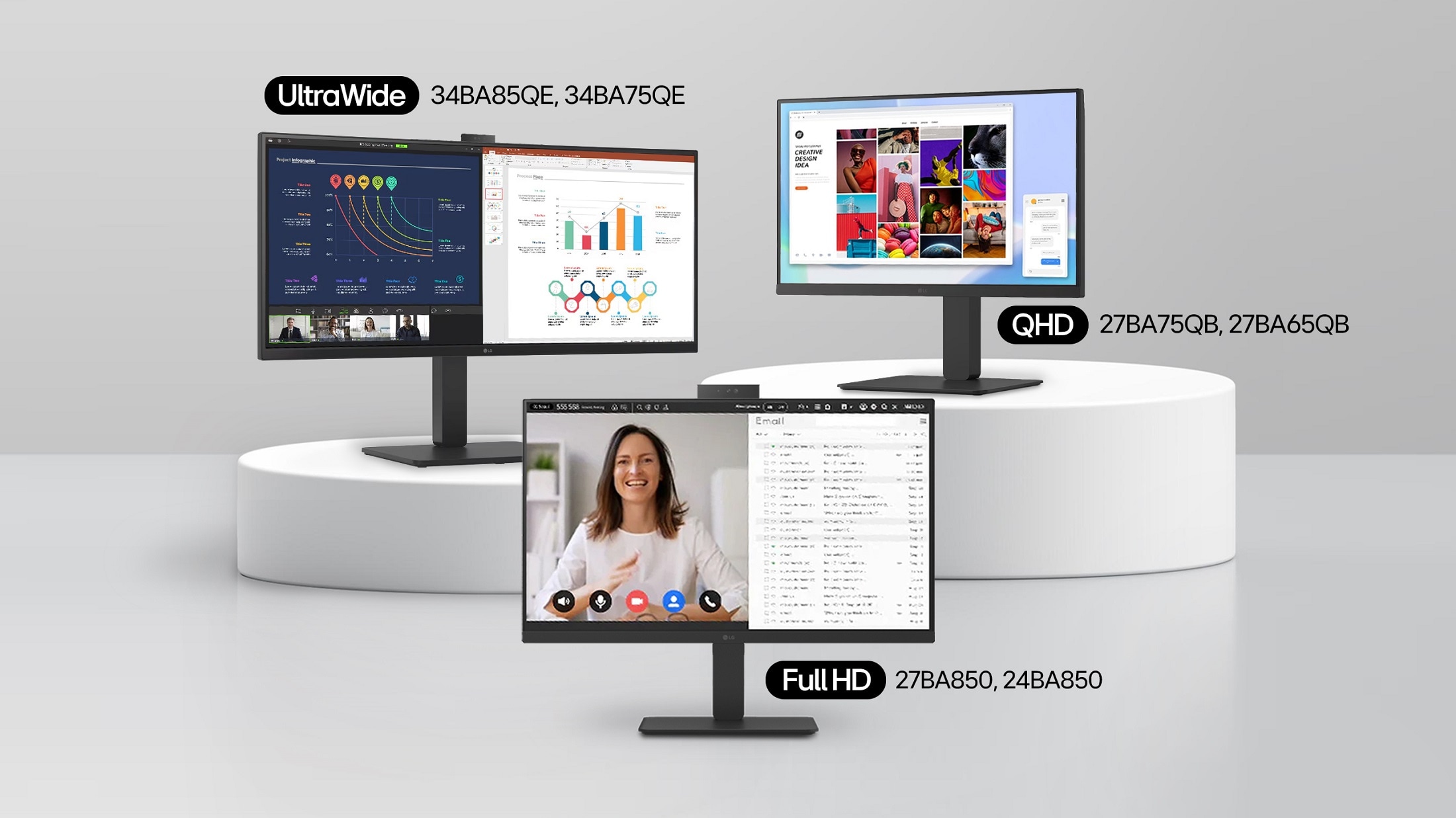 LG Unveils New Business Monitors for Productivity and Comfort | LG Global