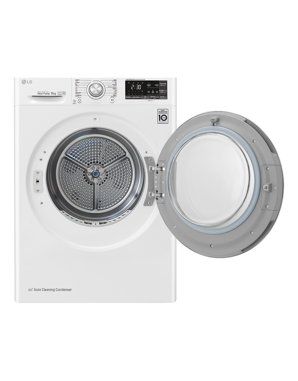 9 公斤Dual Inverter Heat Pump™ 熱泵乾衣機 (韓國製造) - WF-DT90TW | LG 香港