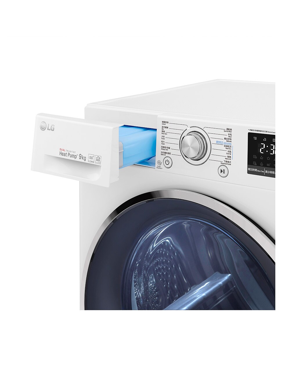 9 公斤Dual Inverter Heat Pump™ 熱泵乾衣機 (韓國製造) - WF-DT90TW | LG 香港