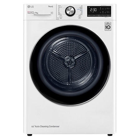 9 公斤 Dual Inverter Heat Pump™ 熱泵乾衣機 (韓國製造) - WF-DT90VW | LG 香港