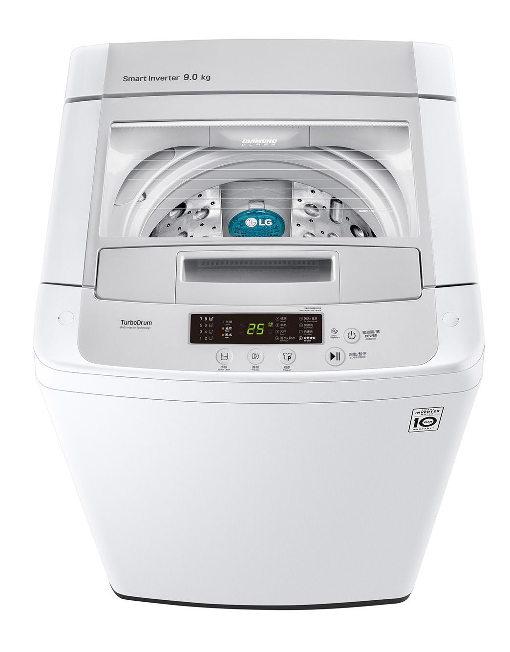 9 公斤 740 轉 智能變頻洗衣機 - WT-90WC | LG HK