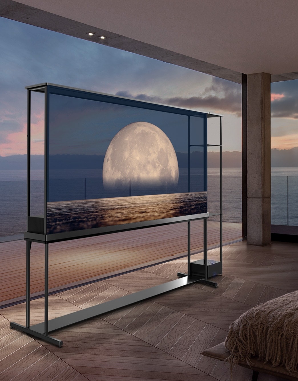 提供 4K 無線影音傳輸的 77 吋 LG SIGNATURE OLED T 全球首款透明真無線 OLED 電視 - OLED77T4PCA.AHK | LG HK