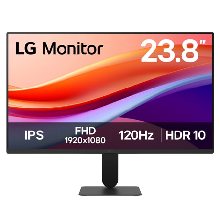 23.8" Full HD IPS Monitor | 120Hz, sRGB 99% (Typ.), HDR 10, 1ms MBR,with 4-side virtually ...