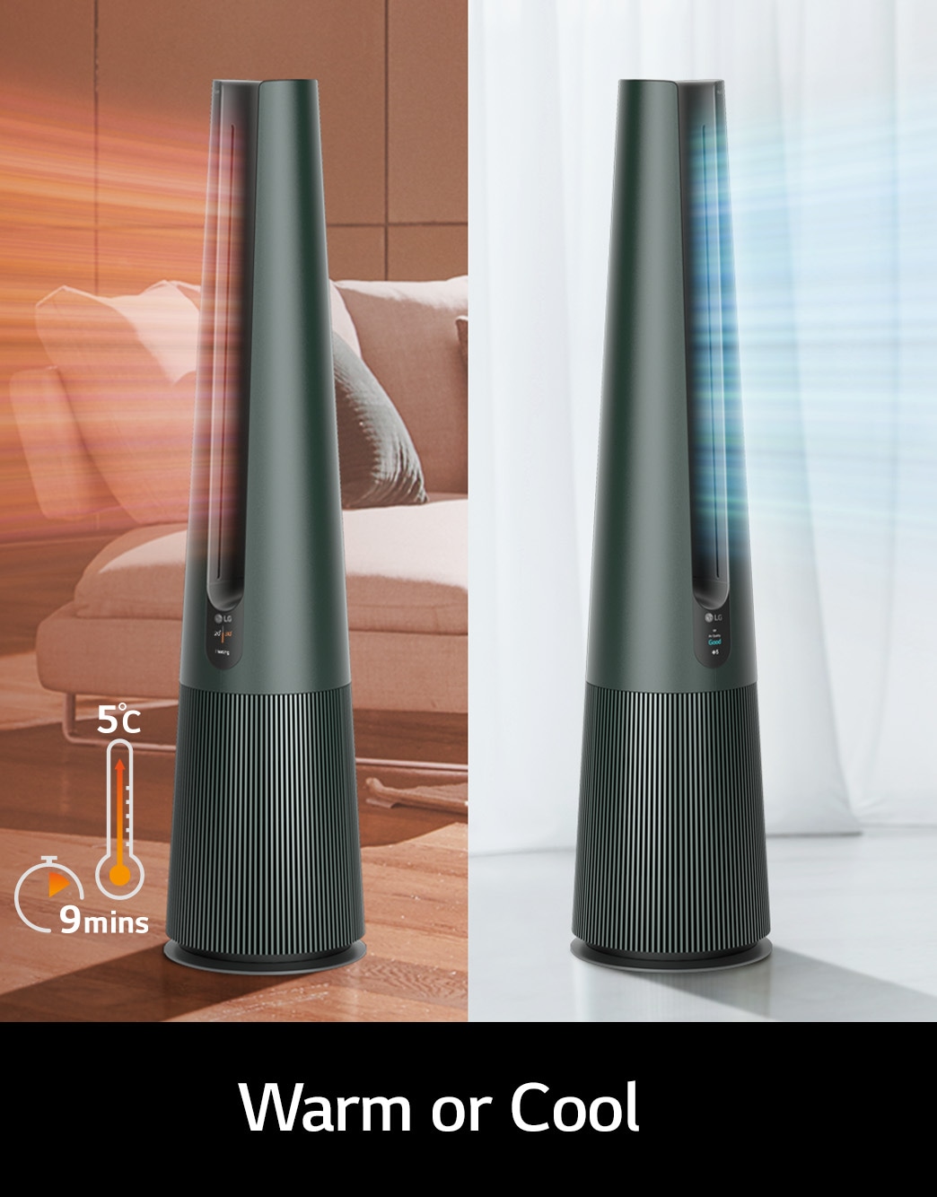 LG AeroTower 3-in-1 Air Purifying Fan - FH15GPG | LG HK_EN
