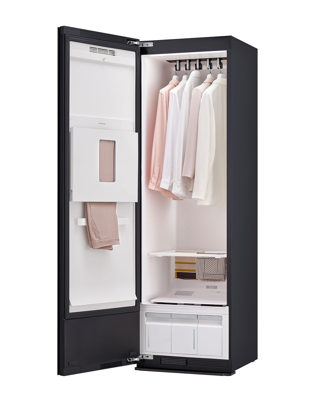 LG Styler Mirror Black (Built-in HandySteamer™) - SC5GMR80H | LG HK_EN