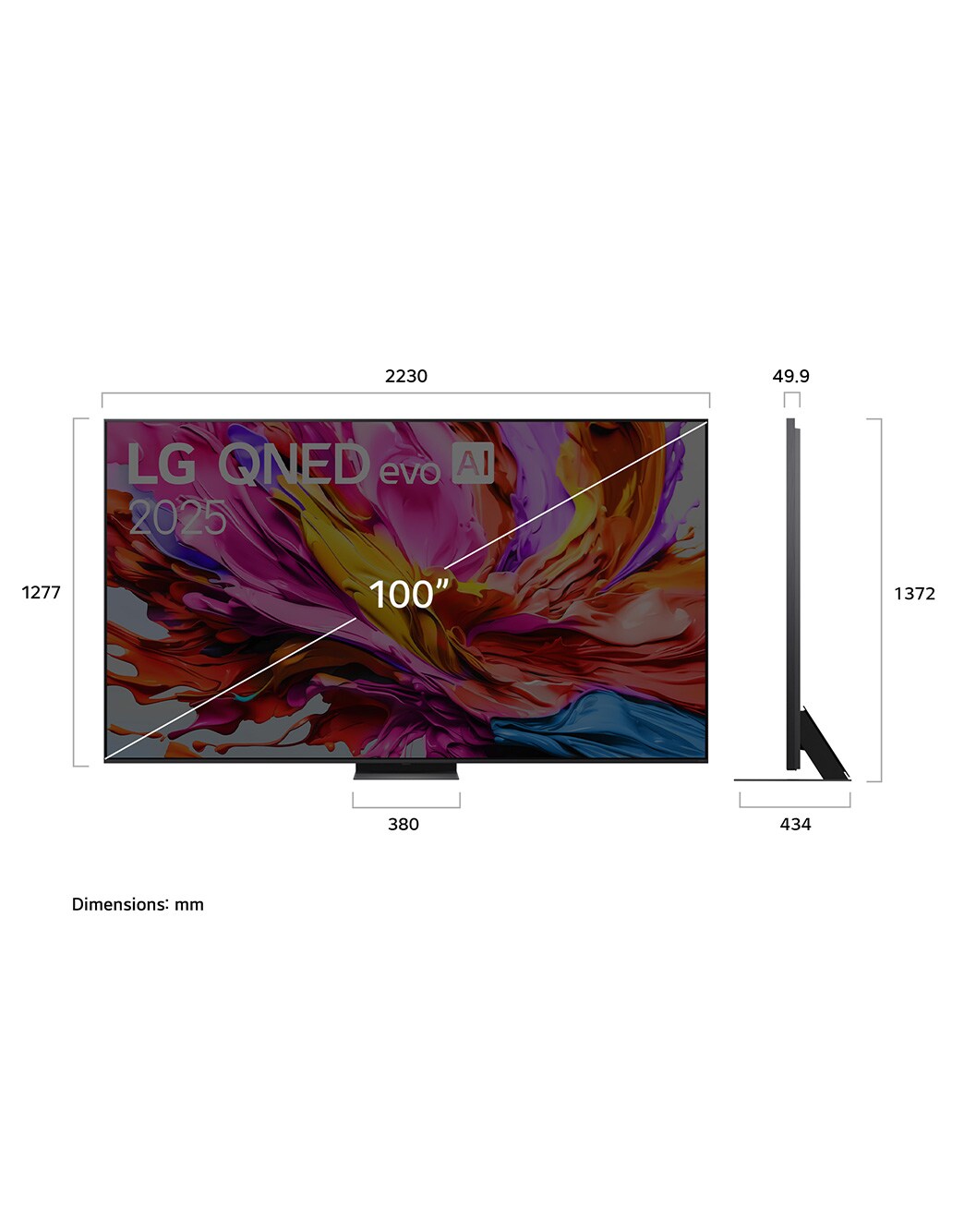 100 Inch LG QNED evo AI QNED86 4K Smart TV - 100QNED86AC.AHKG | LG HK_EN