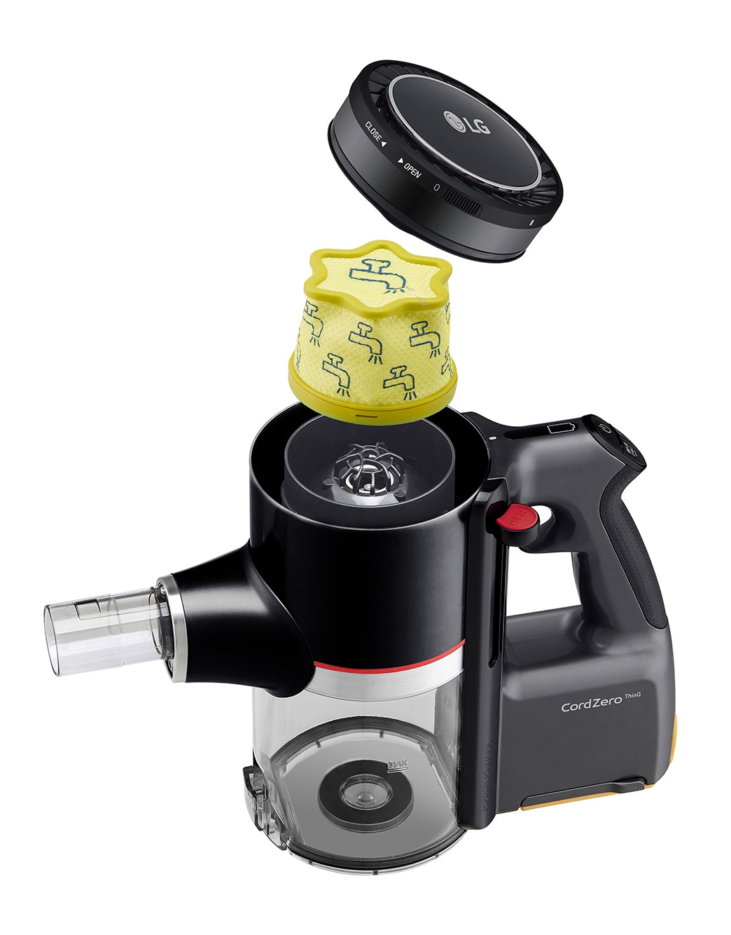 LG CordZero™ A9Komp (Full Black) - A9KULTIMATE | LG HK_EN