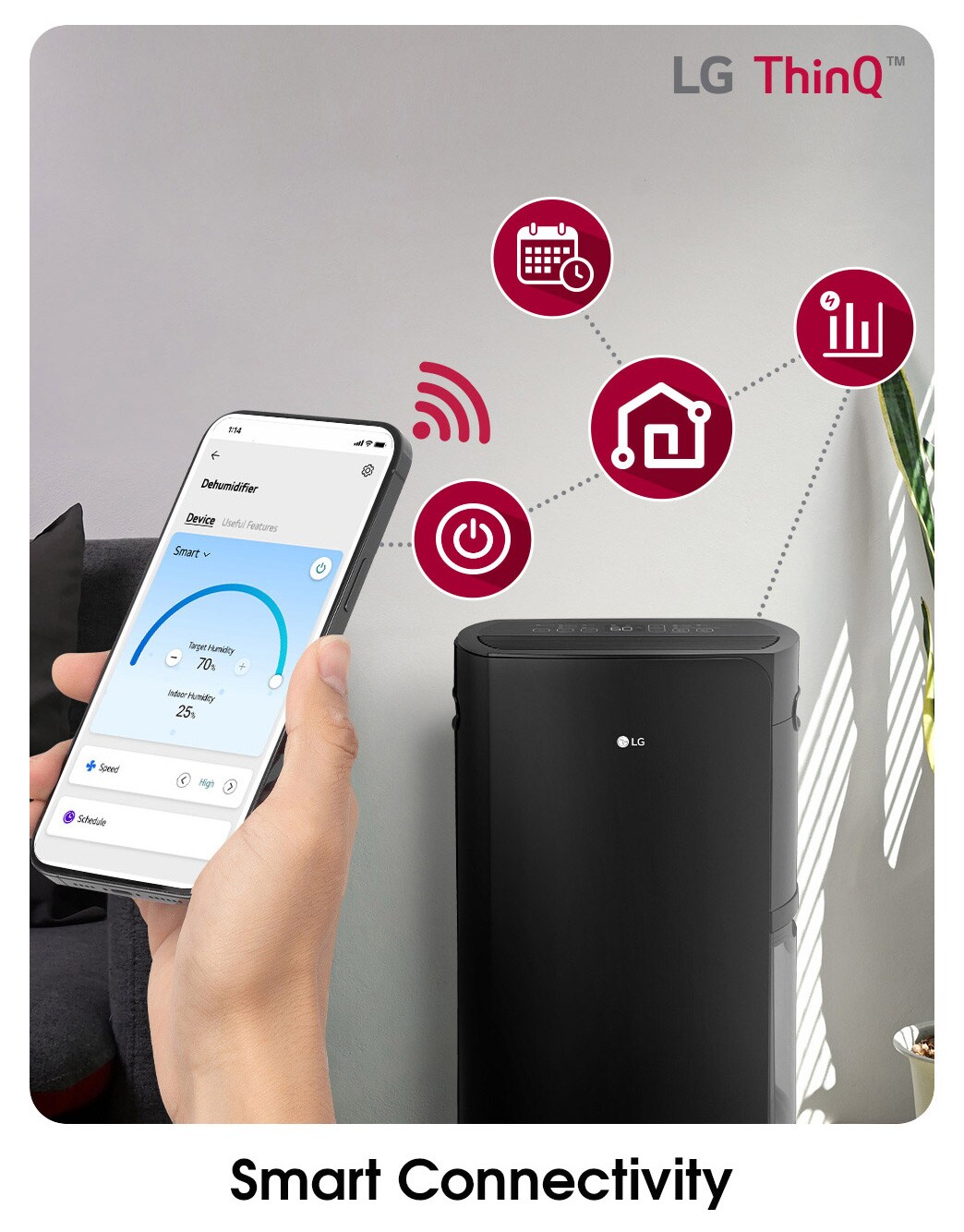 40L PuriCare Dehumidifier - WD25GVKF0 | LG HK_EN