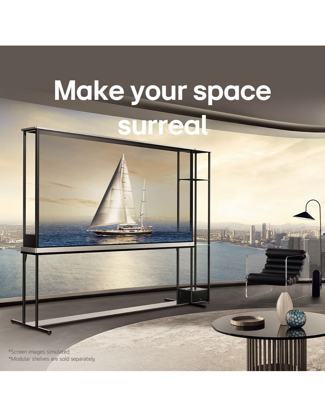 World's First Transparent & True Wireless TV LG SIGNATURE OLED T 77 inch with 4K Video & Audio ...