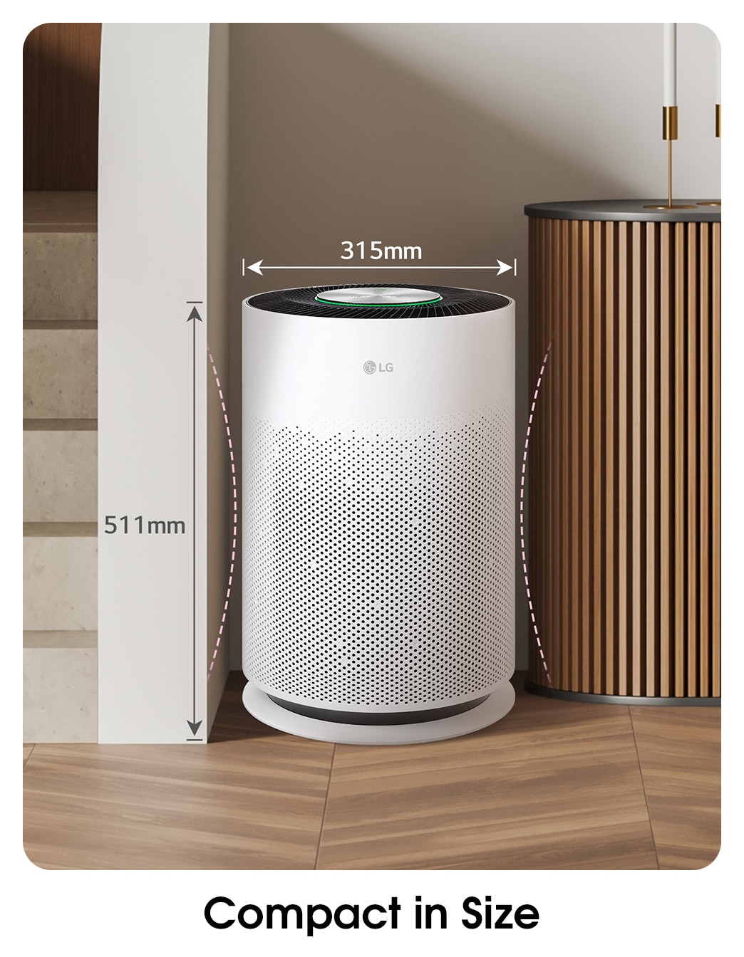 LG Puricare™ Air Purifier 360˚ HIT - AS60GHWG0 | LG ID