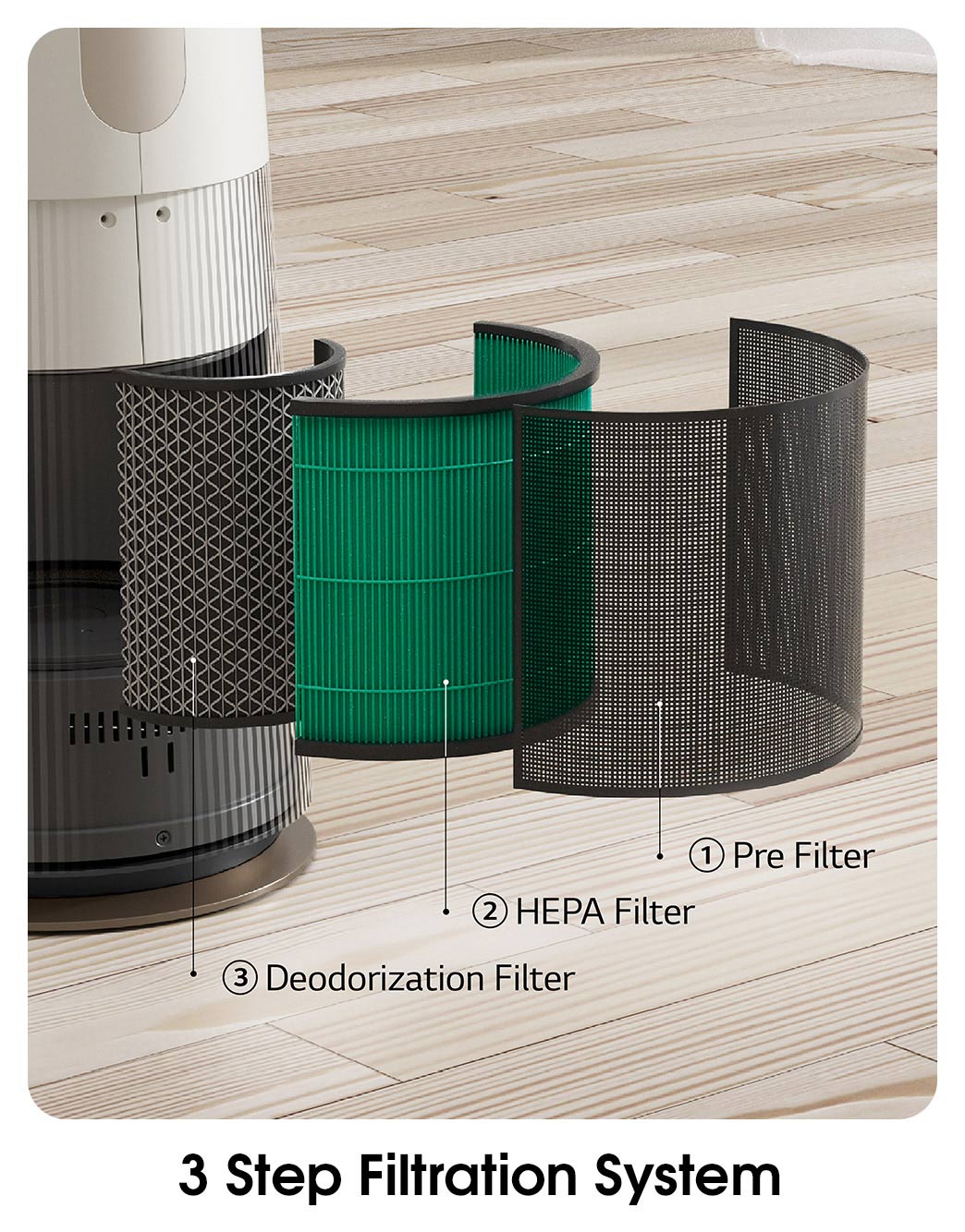 PuriCare AeroTower HIT - FS15GPBK0 | LG ID