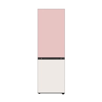 Kulkas LG Bottom Freezer Objet Collection, 344L dengan Warna Clay Pink ...