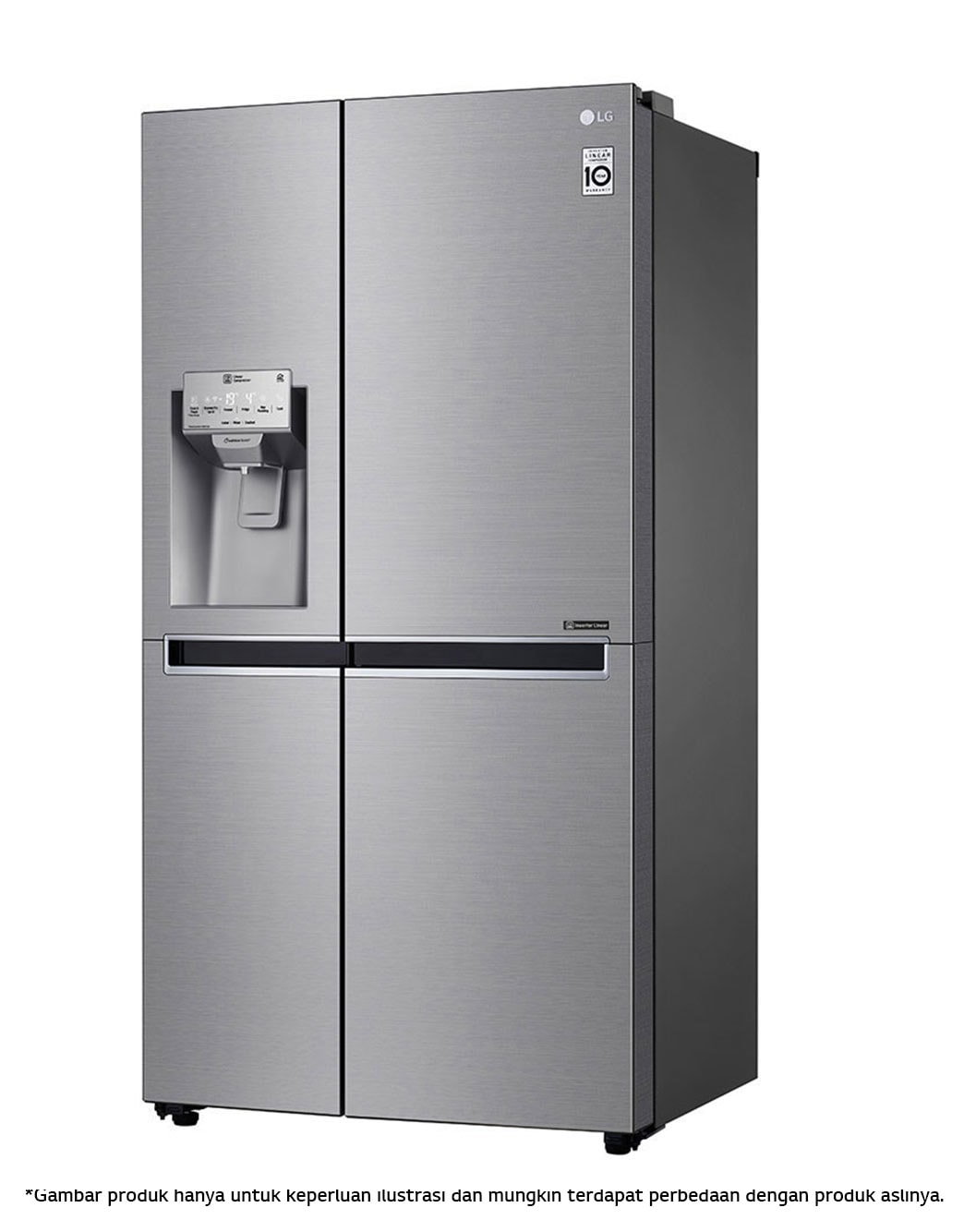 Kulkas Side by Side 668L gross / 601L nett Inverter Linear Compressor ...