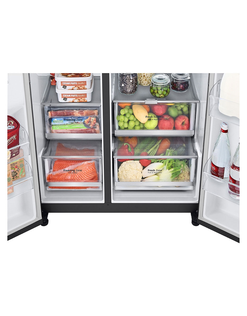 674L / 617L Kulkas Side by Side - GC-X257CQEW | LG ID