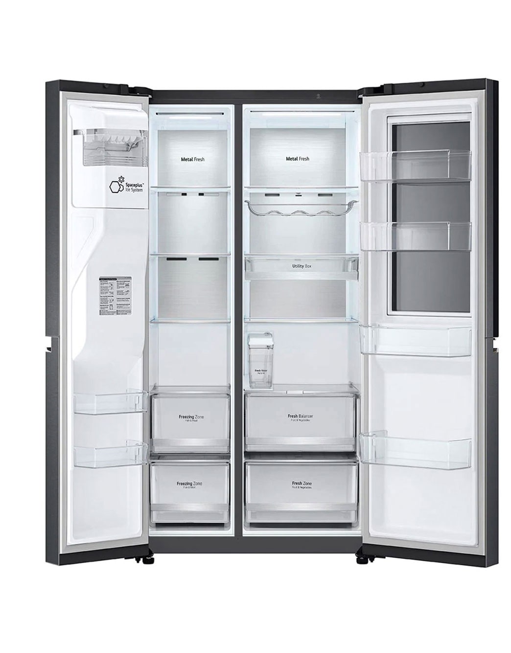 674L / 617L Kulkas Side by Side - GC-X257CQEW | LG ID