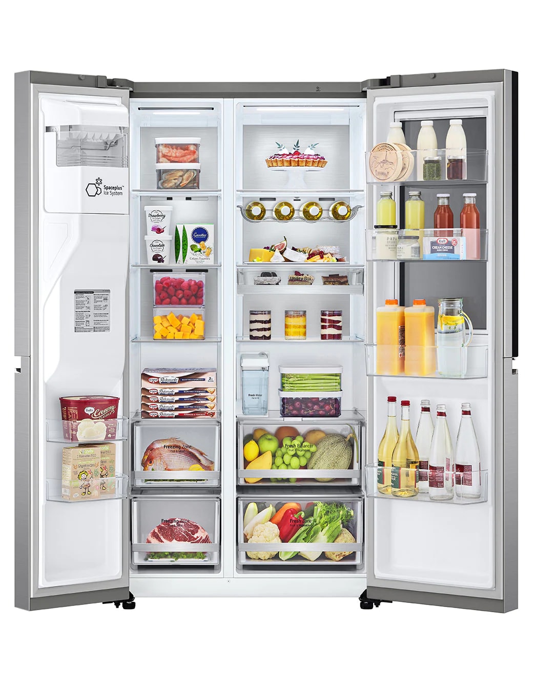 674L / 617L Kulkas Side by Side - GC-X257CSEW | LG ID