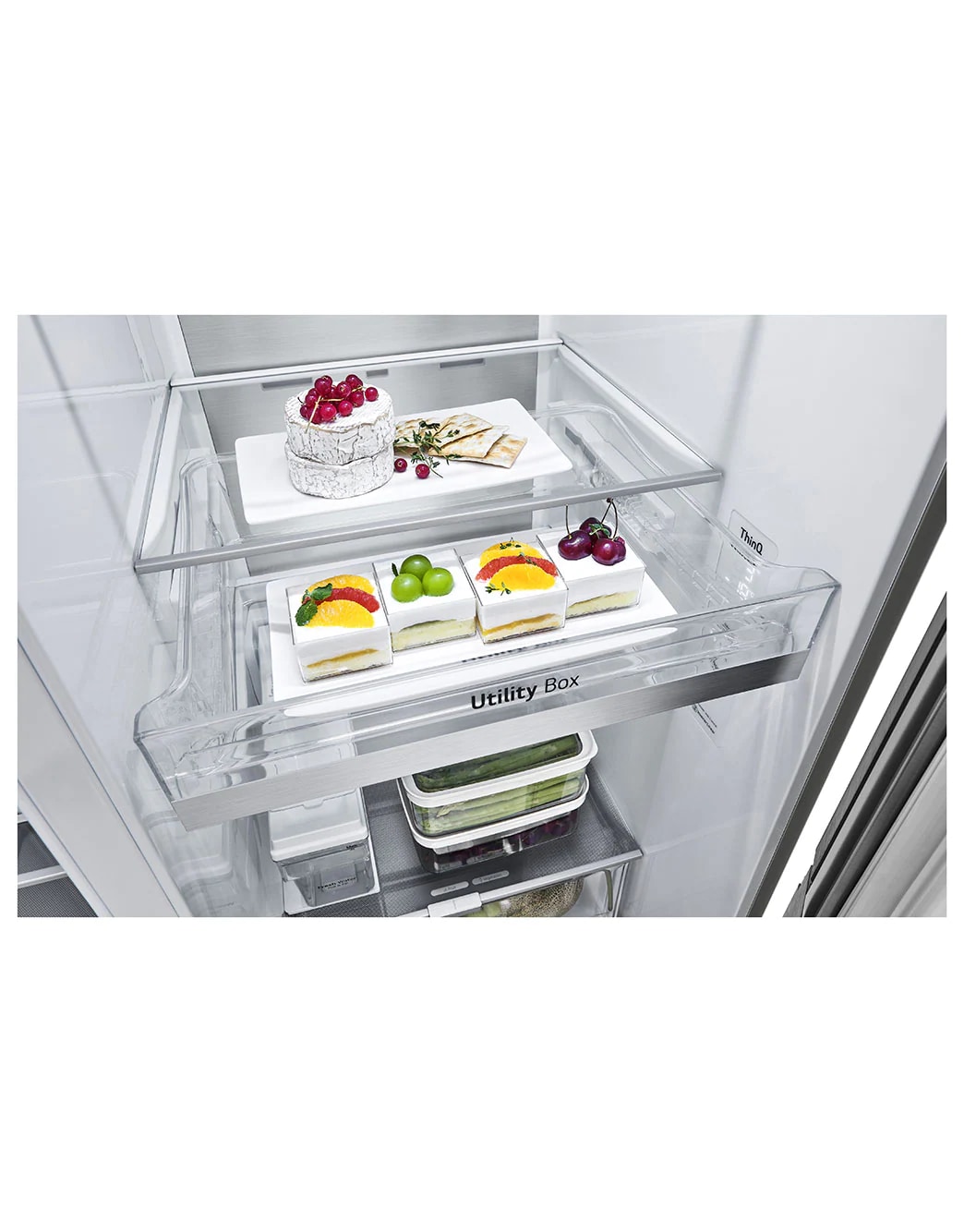 674L / 617L Kulkas Side by Side - GC-X257CSEW | LG ID