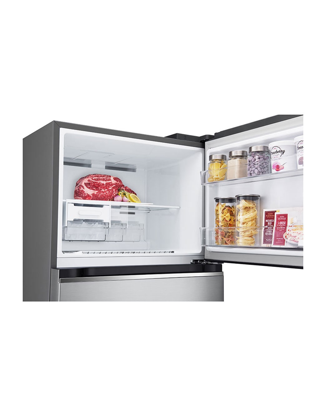 Kulkas 2 Pintu 395L Smart Inverter Compressor - Silver - GN-B392PLGB ...