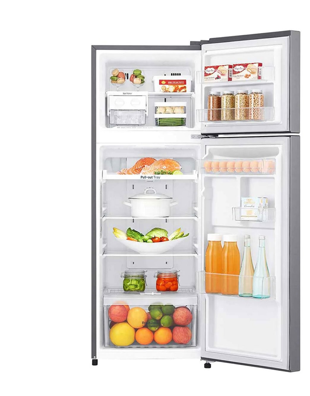 225L / 209L Kulkas 2 Pintu - GN-G222SLCB | LG Indonesia