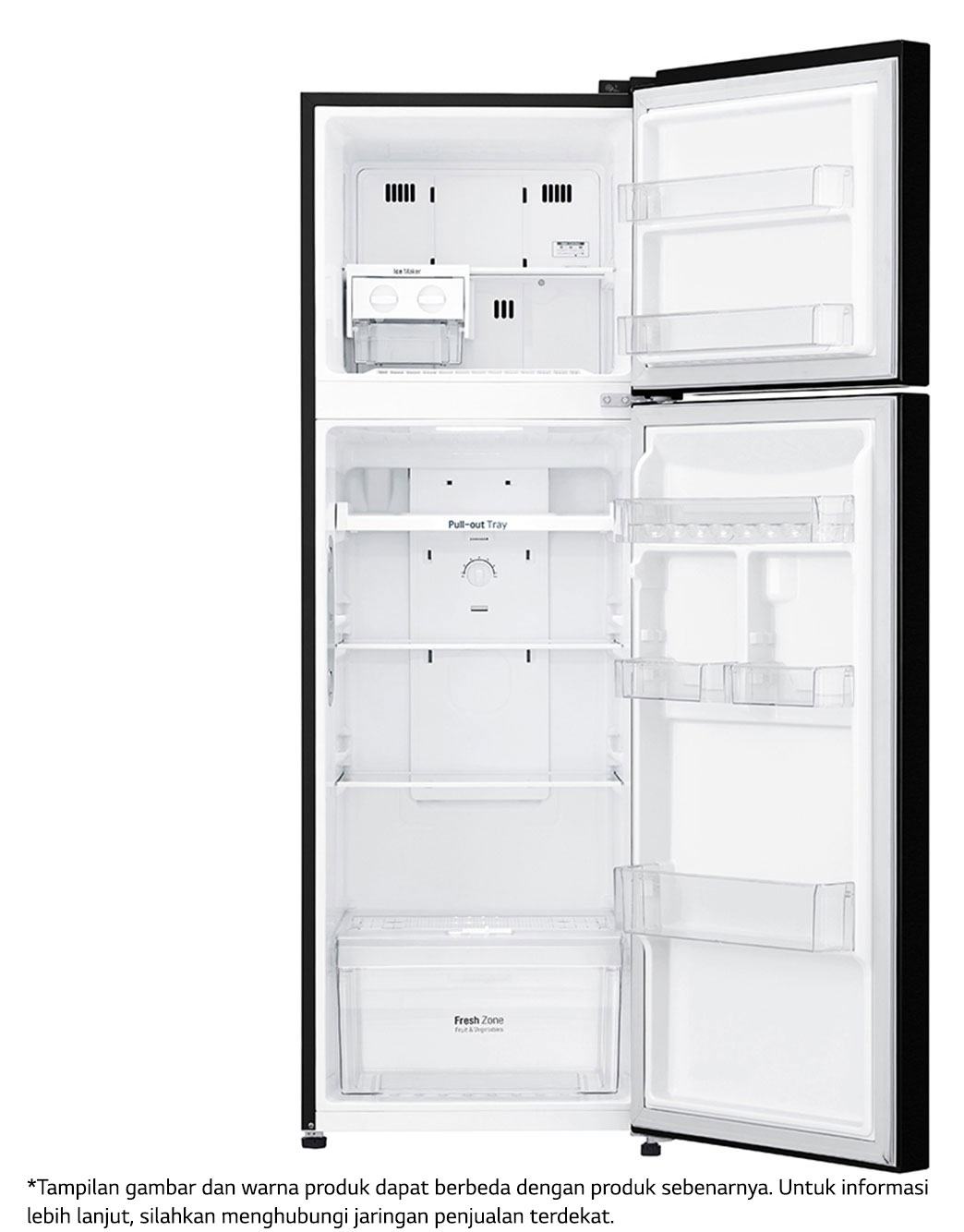 Kulkas 2 Pintu 272L gross/ 254L nett Inverter Smart Compressor dengan Door Cooling+™ dan Moving ...